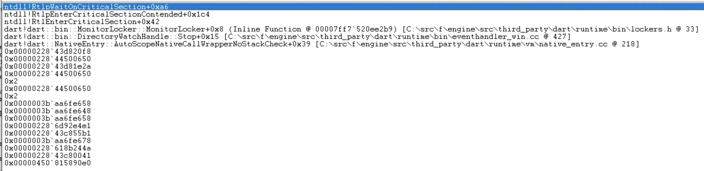 Analyzer Terminates When Running A Flutter App On Windows · Issue 2814 · Dart Codedart Code 