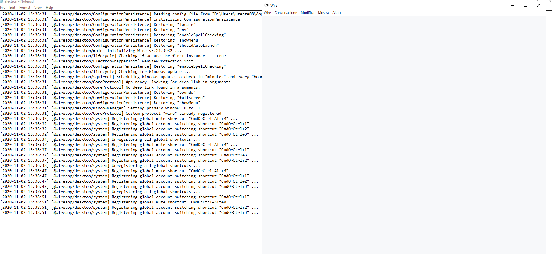 Main window got blank after last update · Issue #4481 · wireapp/wire ...