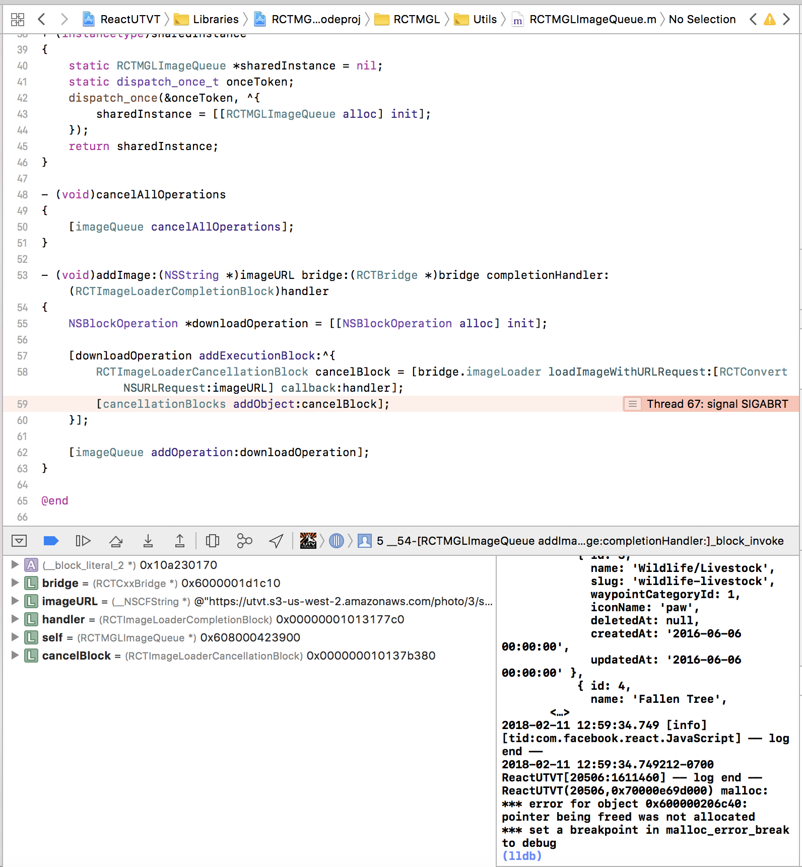 Remote image memory crash · Issue #1029 · nitaliano/react-native-mapbox ...