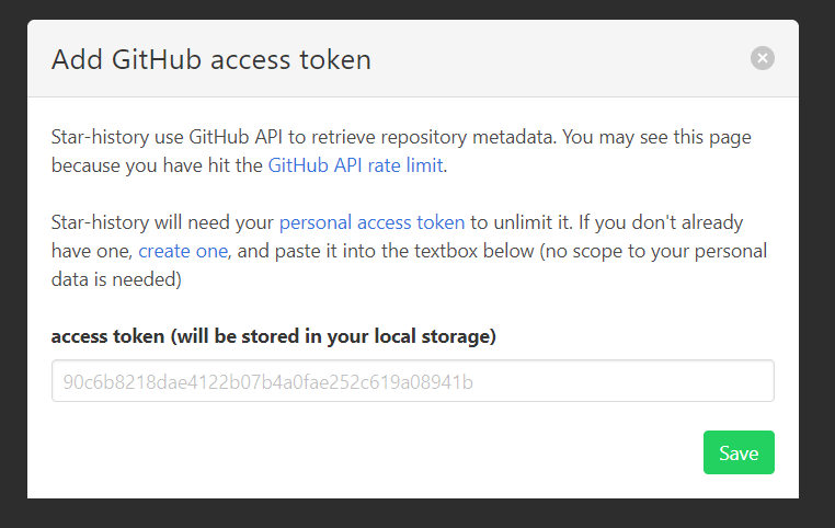 Token dialog's bottom corners aren't rounded · Issue #88 · star-history/star-history · GitHub