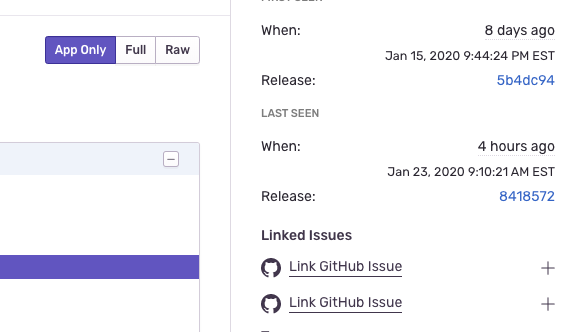 Link Github Issue appears twice · Issue #16598 · getsentry/sentry · GitHub