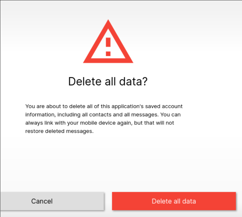 "Delete all data?": make it clear whether this will delete data on ...