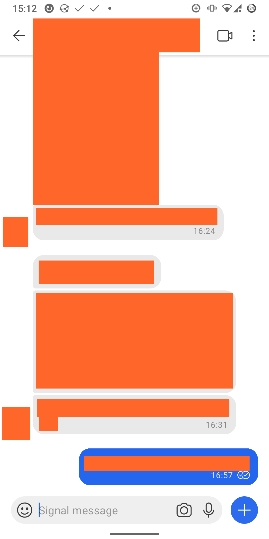 Missing gray background for messages in one conversation · Issue #11960 · signalapp/Signal ...