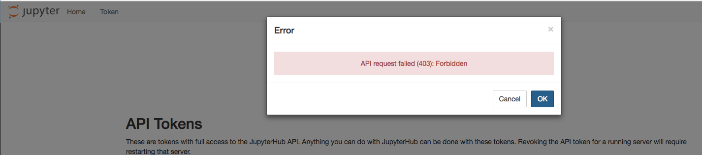 Unable to get Jupyterhub API token · Issue #1303 · kubeflow/kubeflow · GitHub