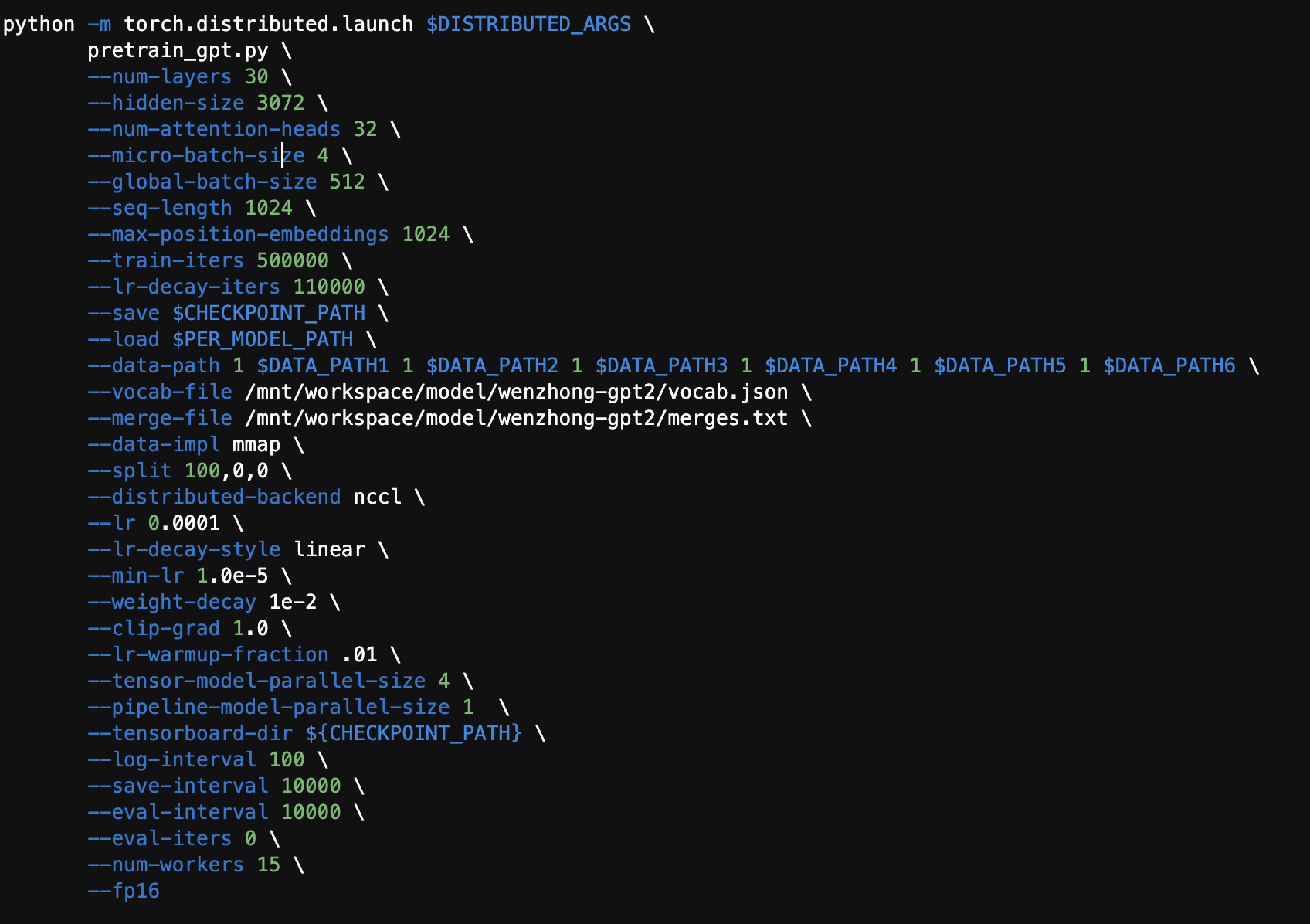 希望可以 share 一下 wenzhong 预训练 GPT2 的参数。 · Issue #149 · IDEA-CCNL/Fengshenbang-LM · GitHub