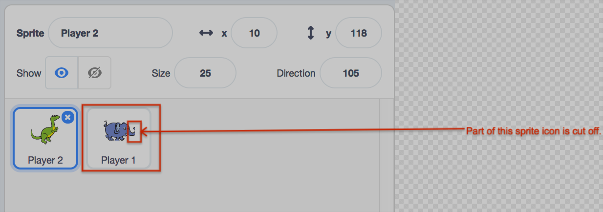 Some Sprite Icons When Imported From 20 Into 30 Are Cut Off · Issue 1488 · Scratchfoundation 