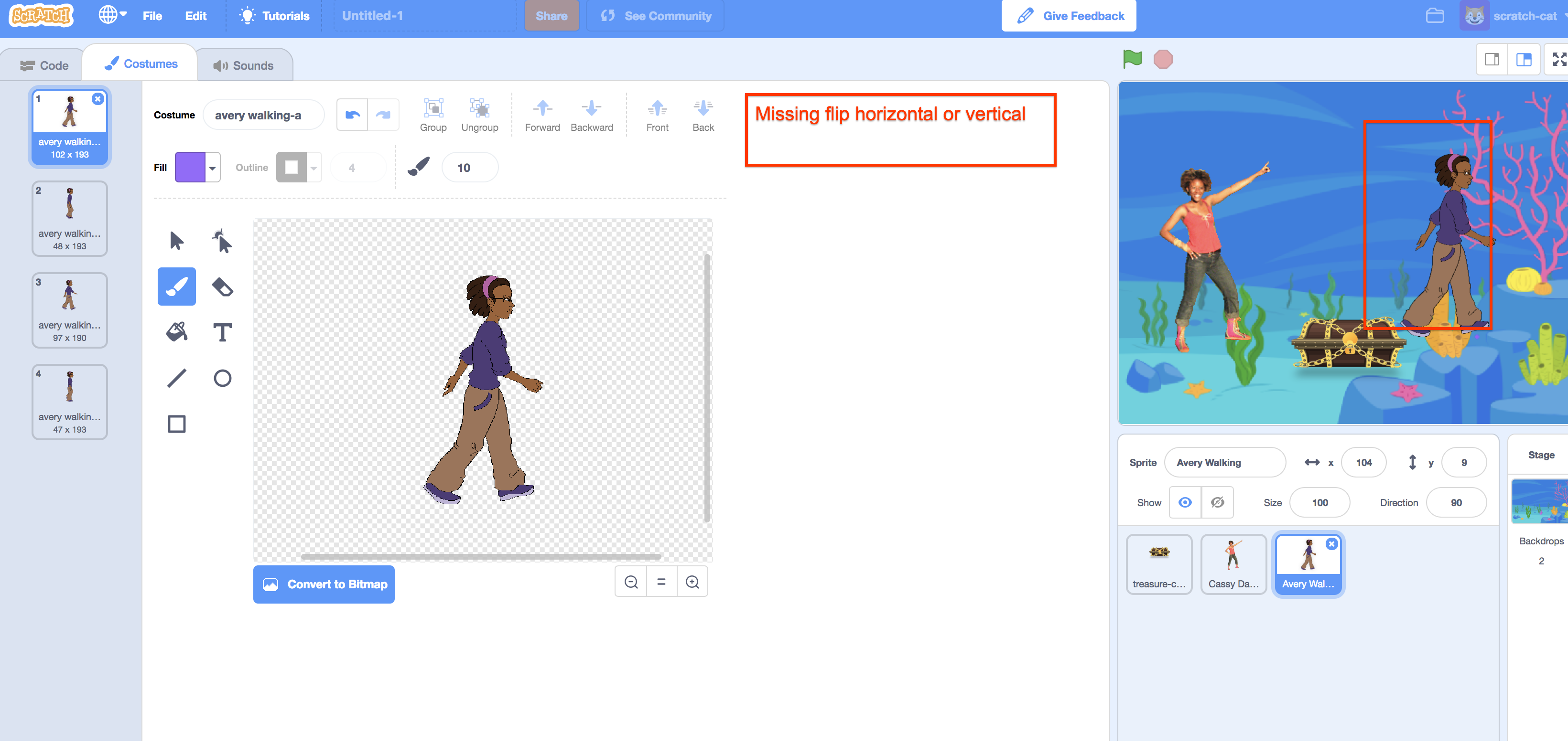 Ability To Flip Characters Horizontally Or Vertically Missing From 3 0 