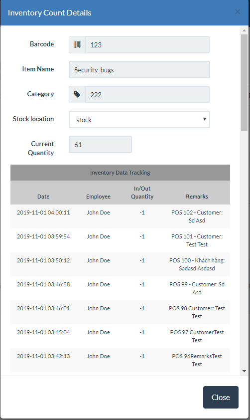Add more info in the Inventory Count Detail · Issue #2596 ...