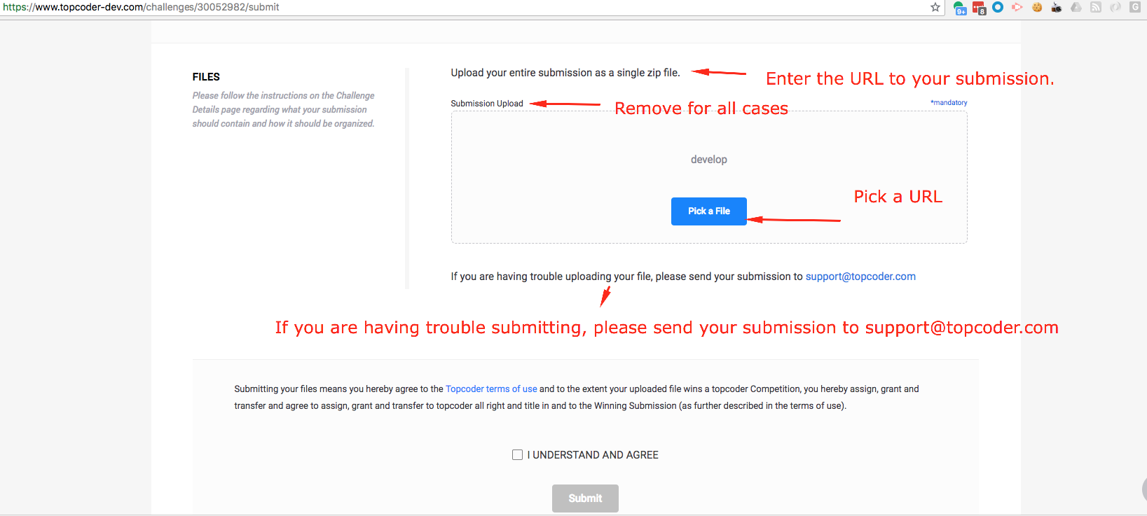 [$150] Submission - URL support in submission page · Issue #1268 · topcoder-platform/community ...