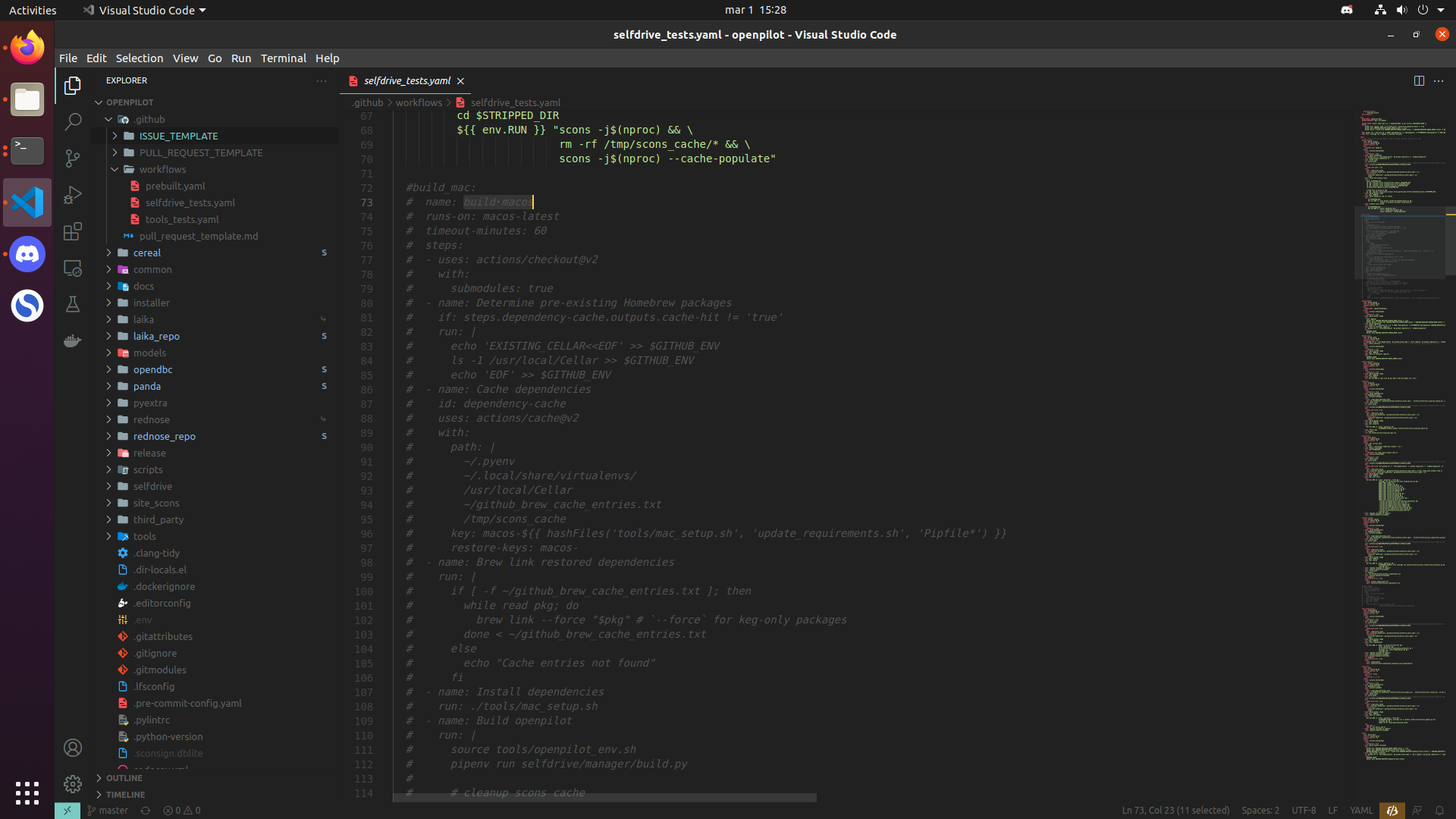 CI: speedup mac caching · Issue #23450 · commaai/openpilot · GitHub