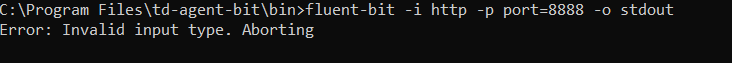 Error Invalid Input Type Aborting · Issue 3382 · Fluentfluent Bit · Github