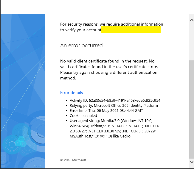 [Bug] MSAL webview with secure certificate on App UWP · Issue #2600 · AzureAD/microsoft ...