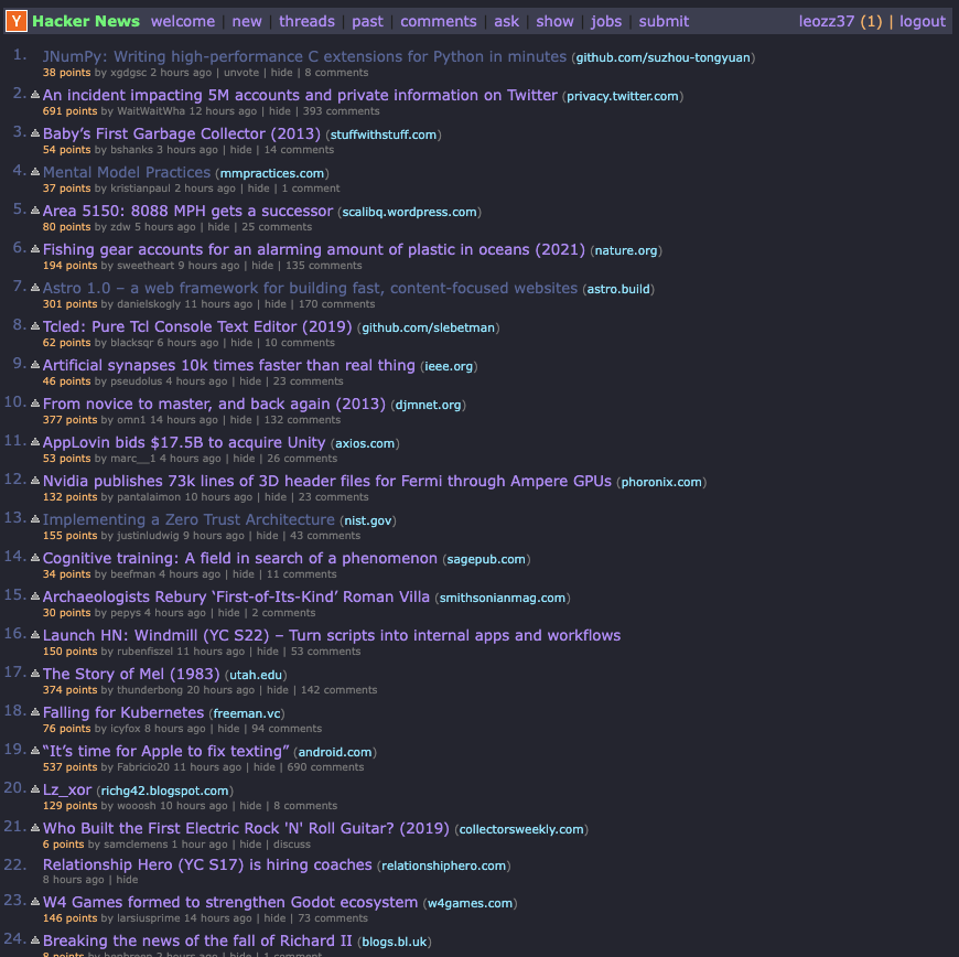 Hacker News Theme · Issue #745 · dracula/dracula-theme · GitHub
