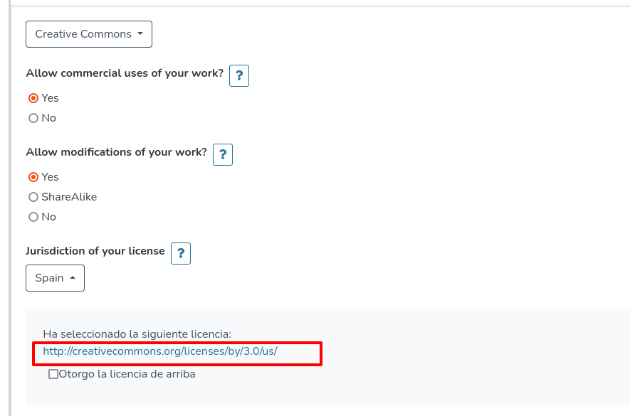 Creative Commons jurisdiction chosen is ignored · Issue #1836 · DSpace/dspace-angular · GitHub