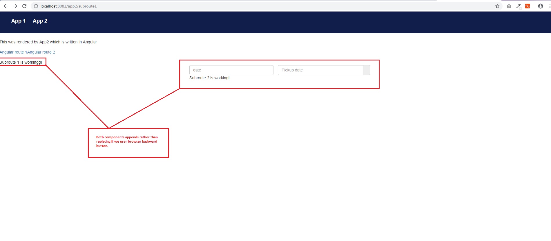 Angular Route Outlet Is Appending Rather That Replacing When Using Browseranimationsmodule Or