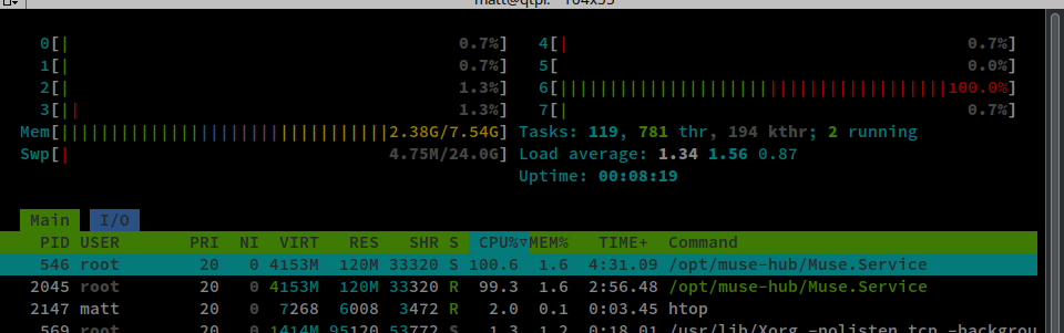 [MU4 Issue] Muse Hub pegs at 100% CPU usage after update · Issue #14462 ...