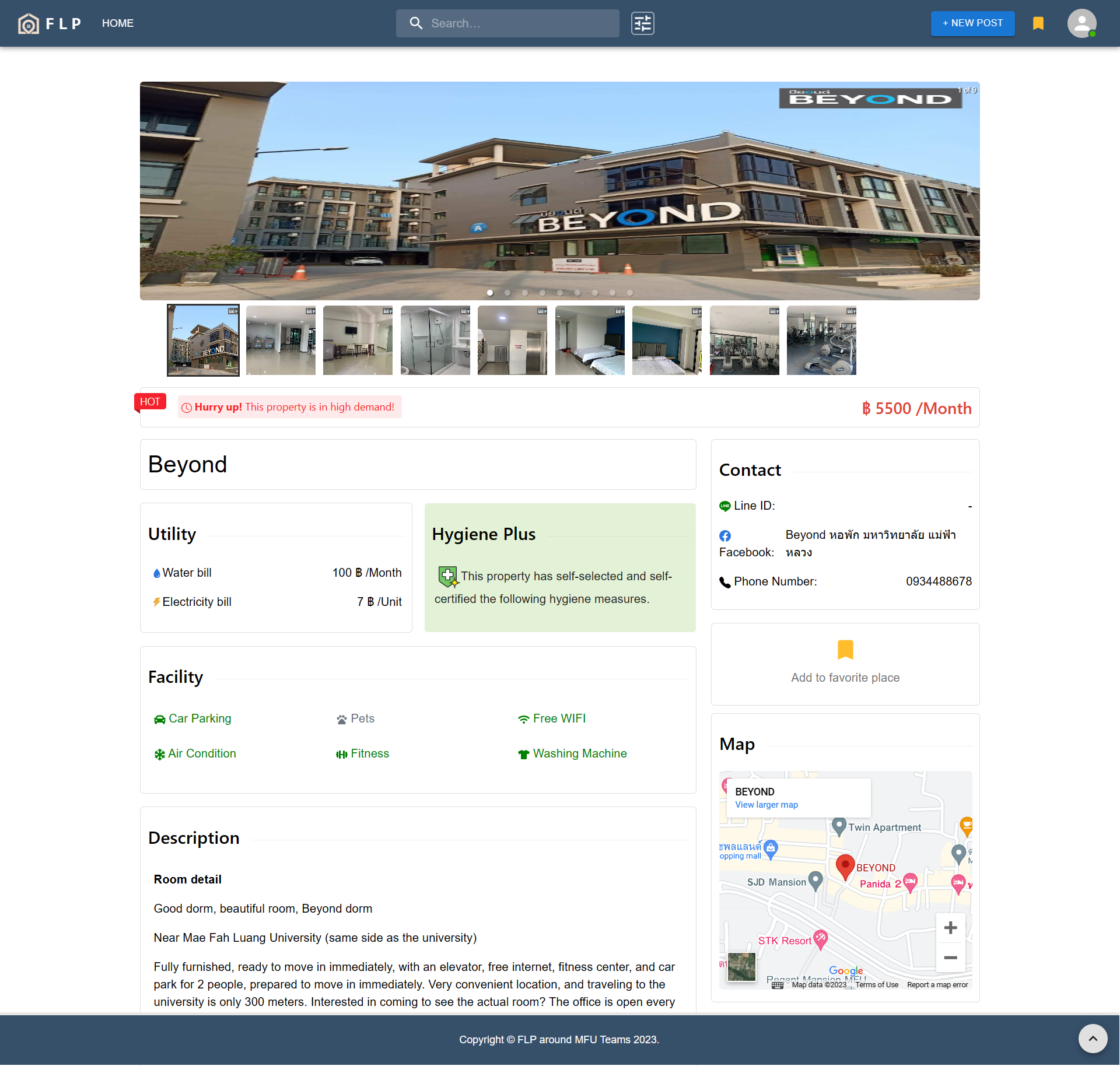 GitHub - sttwood/findlivingplace-mfu-frontend: Find Living Place around Mae Fah Luang University ...