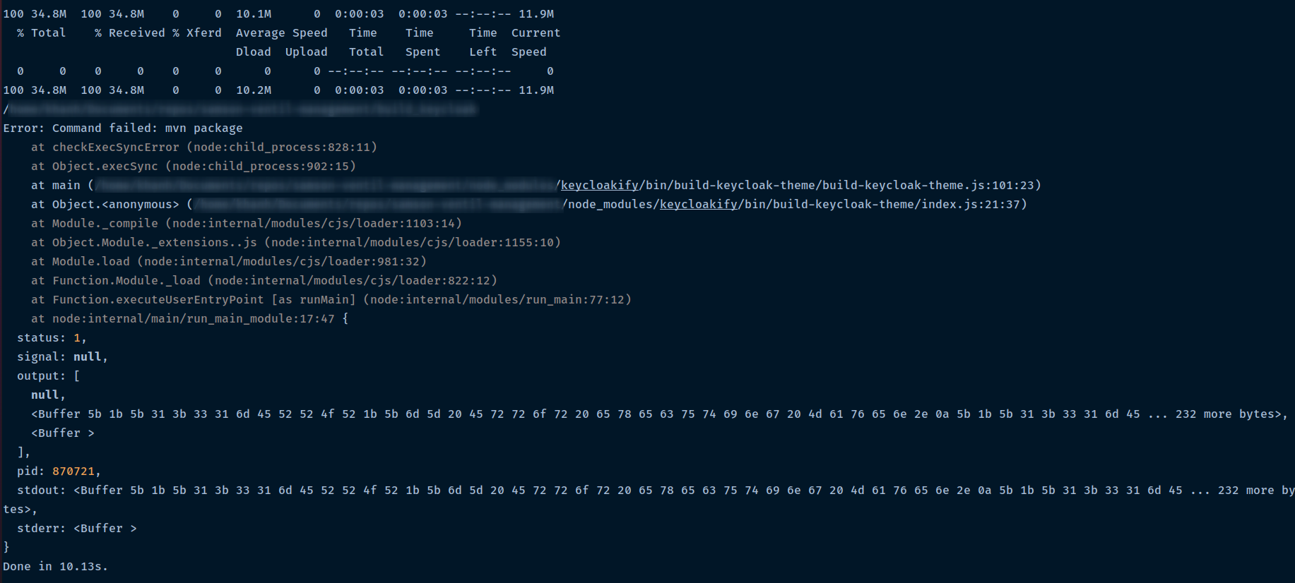 Command mvn package failed · keycloakify keycloakify · Discussion #138 · GitHub