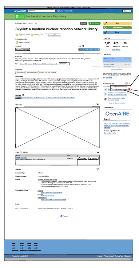management: remove one or multiple records from the community · Issue #877 · inveniosoftware ...