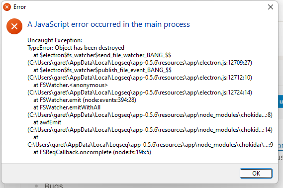 Uncaught JavaScript exception in 0.5.6 · Issue #3757 · logseq/logseq ...