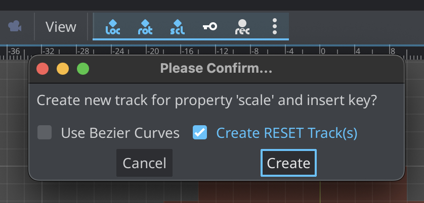 Animation editor - key creation mask ignored when creating new tracks ...