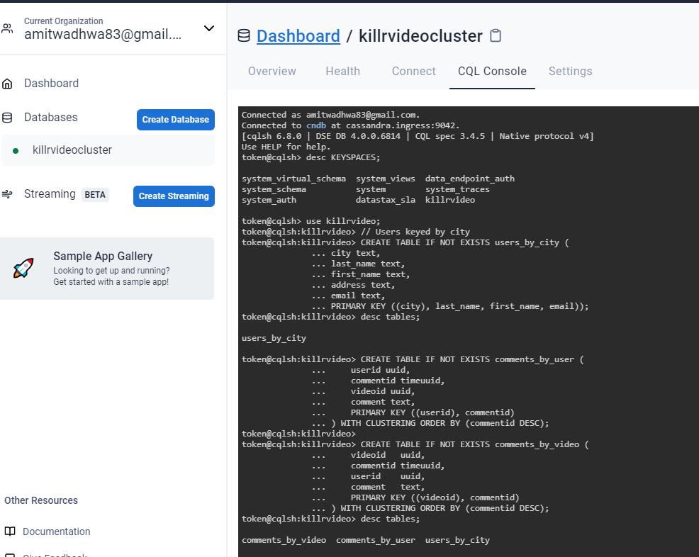 [hw] · Issue 194 · Datastaxdevs Workshop Intro To Cassandra · Github