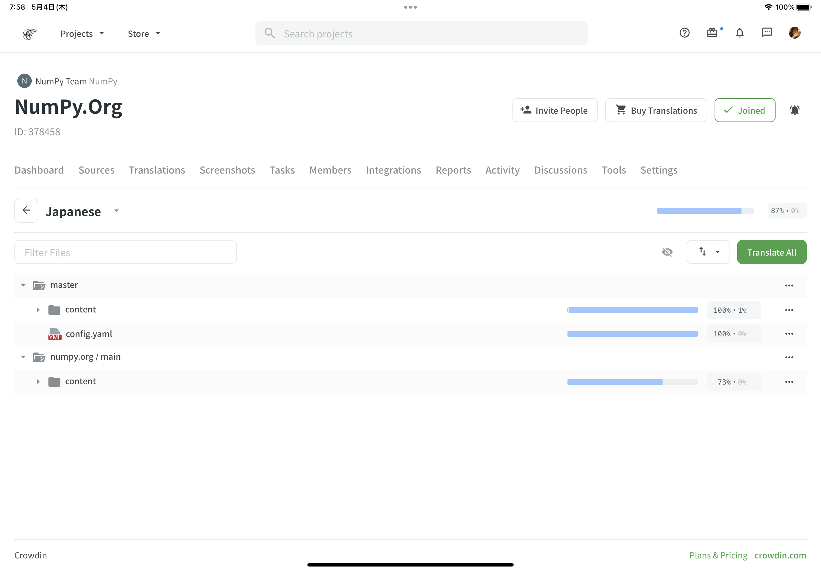 Multilingual support with Crowdin · Issue #55 · numpy/numpy.org · GitHub