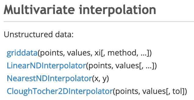 MAINT: argument name inconsistency in NearestNDInterpolator · Issue ...