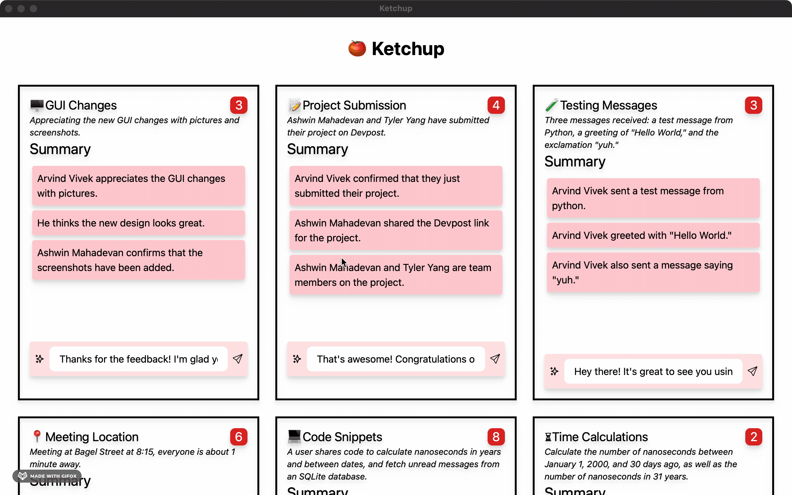 GitHub - shrey150/ketchup: 🍅 Get your texting habits back on track