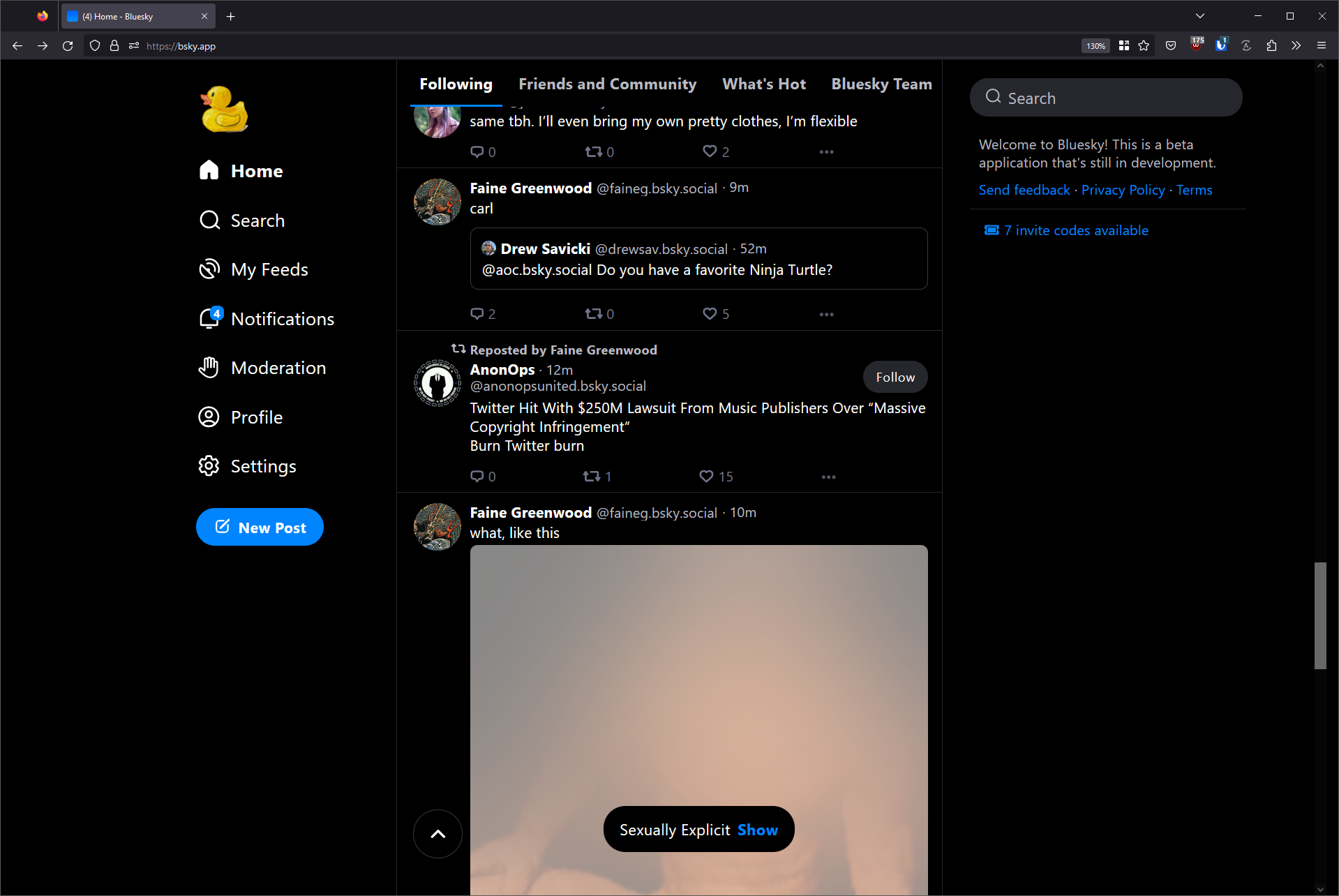 Blur on "Warn" filters doesn't always blur well. · Issue #882 · bluesky-social/social-app · GitHub