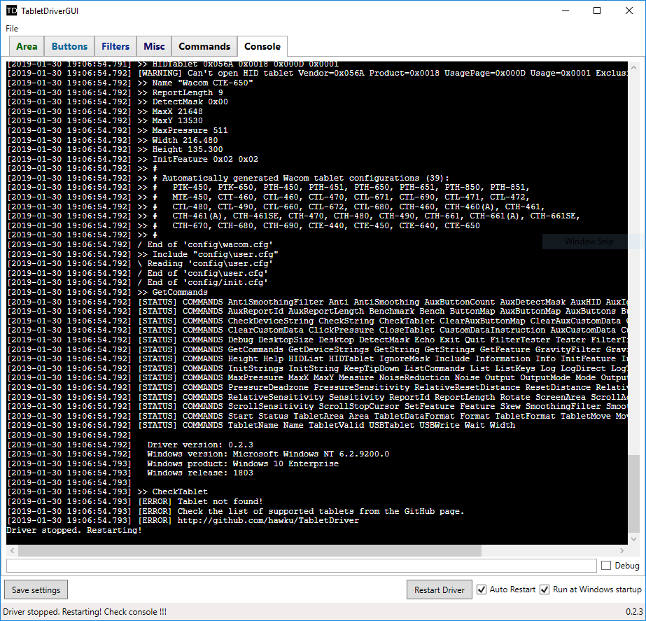 So, what now? · Issue #357 · hawku/TabletDriver · GitHub
