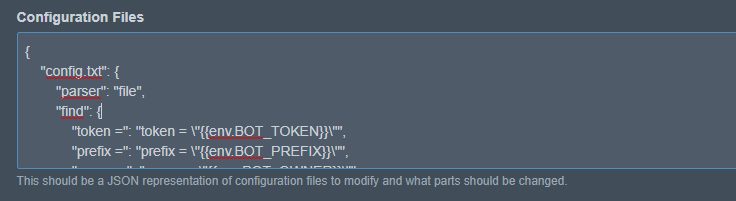 config parser for "plain text" broken · Issue #2496 · pterodactyl/panel · GitHub