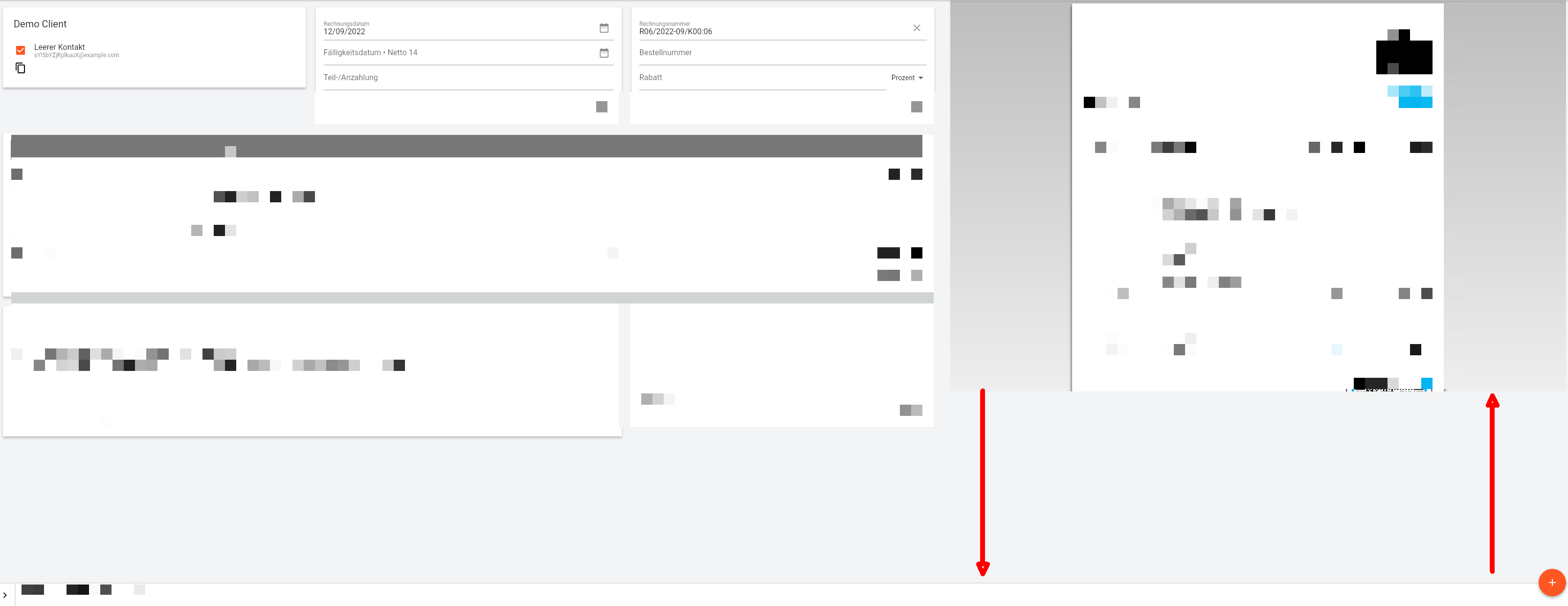 Feature Request: Invoice vertical view · Issue #495 · invoiceninja/admin-portal · GitHub