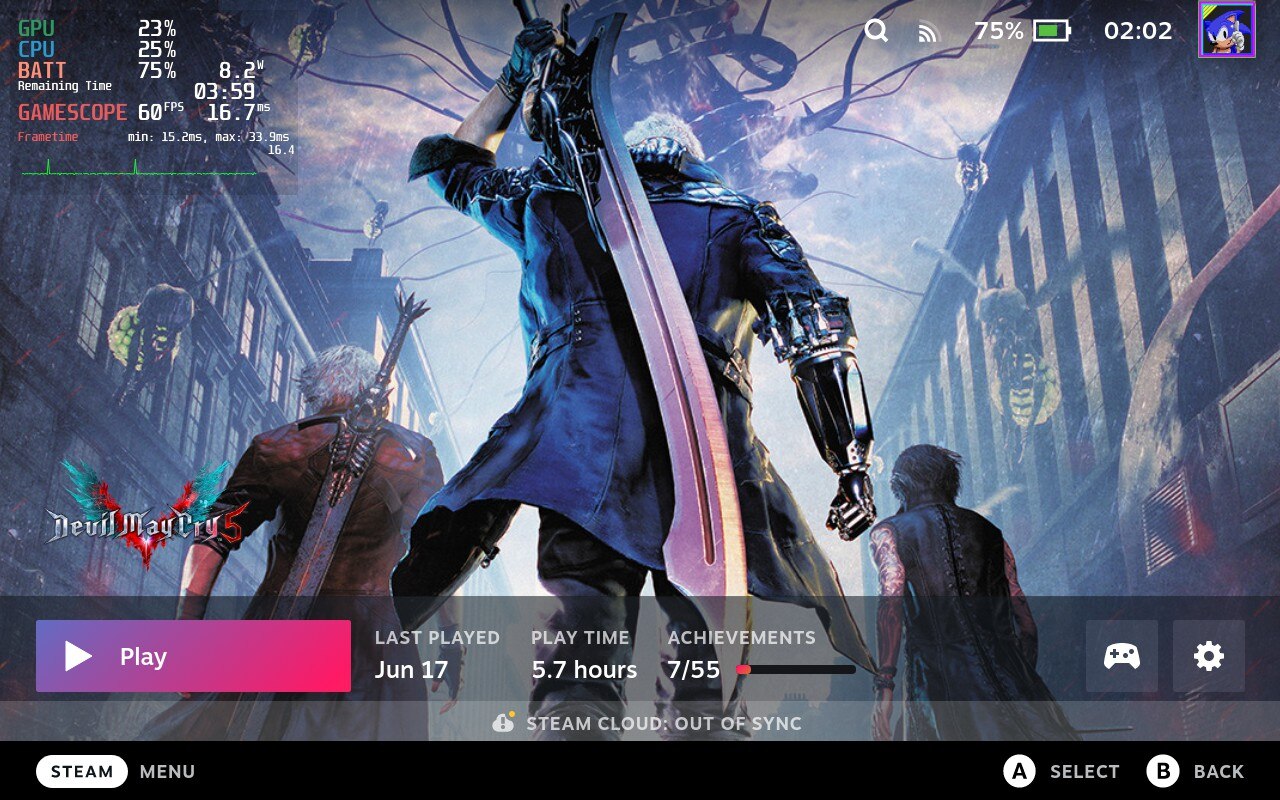 Add steam cloud indicator back to clean game view · Issue #4 ...