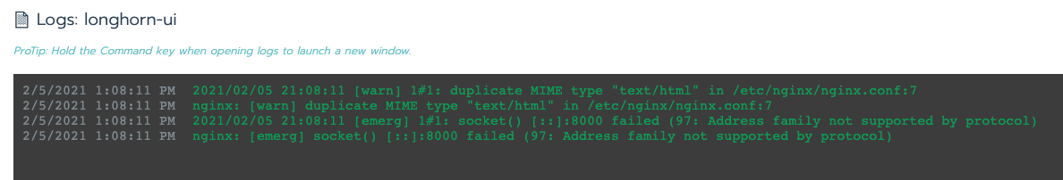 [BUG] longhorn-ui should not require IPv6 · Issue #2136 · longhorn/longhorn · GitHub