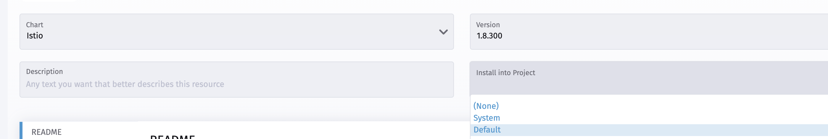 Istio dashboard: Uninstalling istio and re-installing istio missing the install into project ...