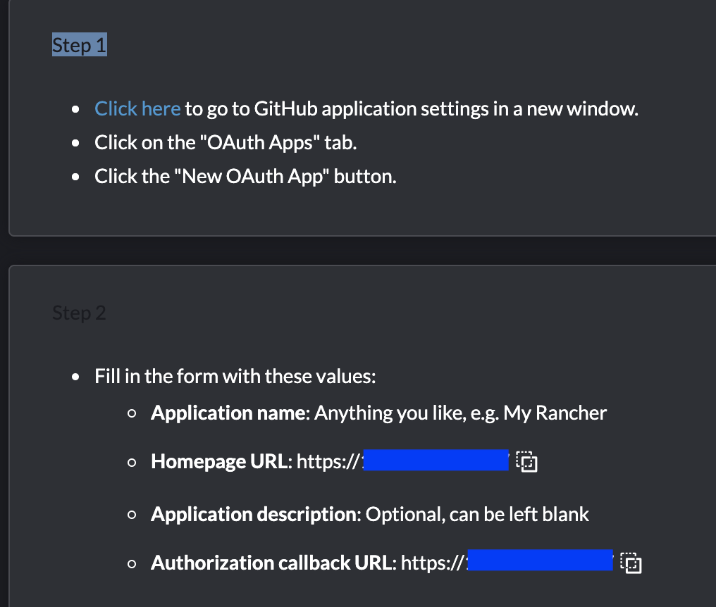 Auth Provider Config: Steps should be grouped as per the Ember UI · Issue #2655 · rancher ...
