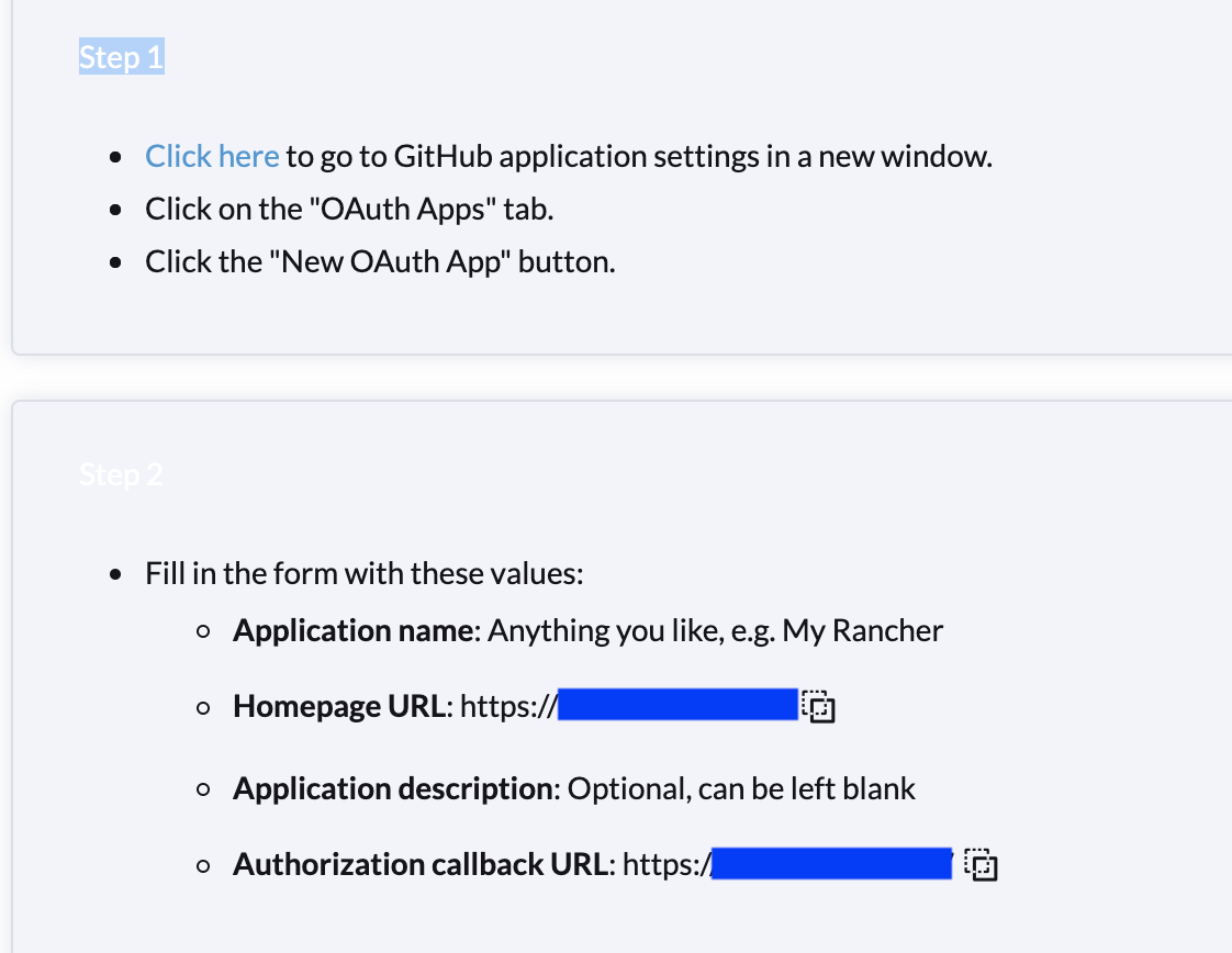 Auth Provider Config: Steps should be grouped as per the Ember UI · Issue #2655 · rancher ...