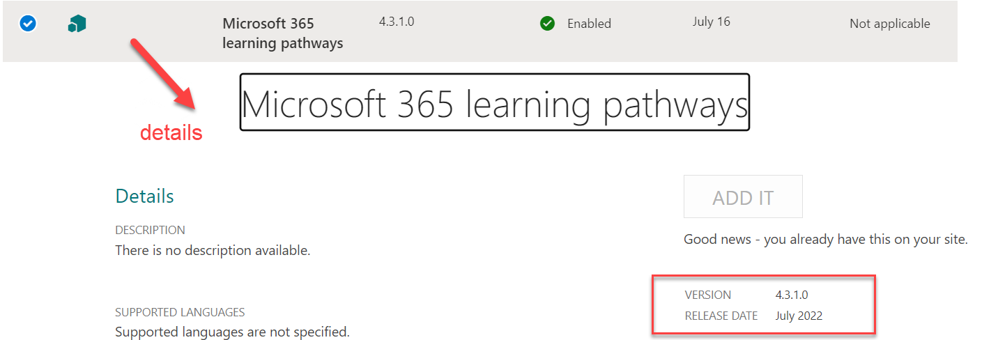Unable to update to the latest version of Learning Pathways · Issue ...