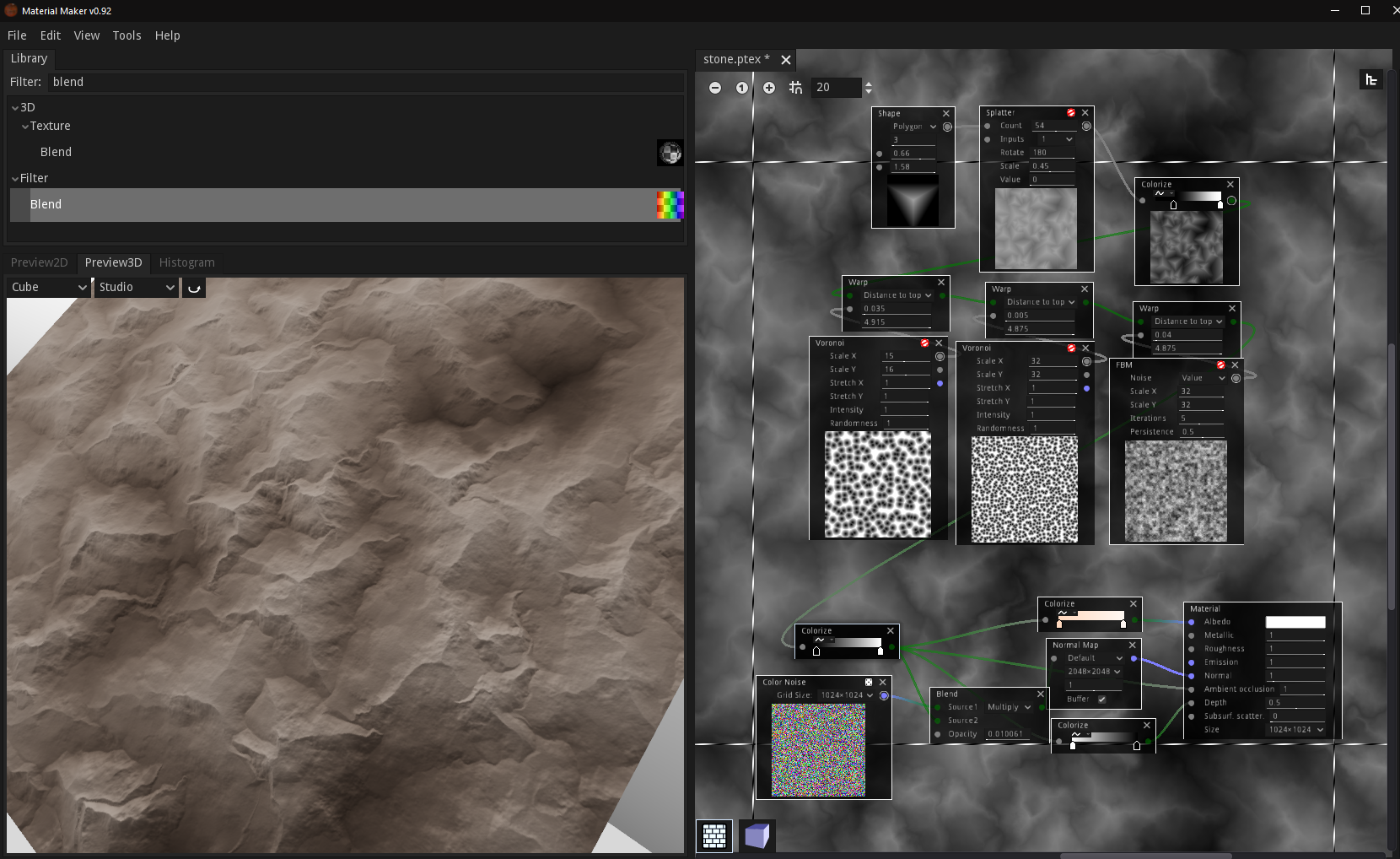 [Proposal] Add a Slope Blur node · Issue #123 · RodZill4/material-maker · GitHub