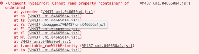 [Bug] css module使用空对象会报错undefined导致白屏 · Issue #5801 · umijs/umi · GitHub