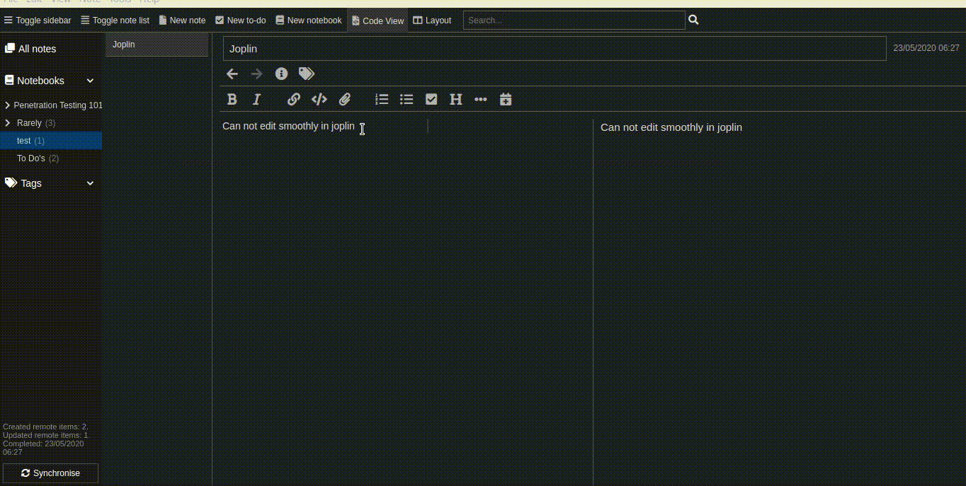 Can not Edit properly on joplin on linux · Issue #3254 · laurent22 ...