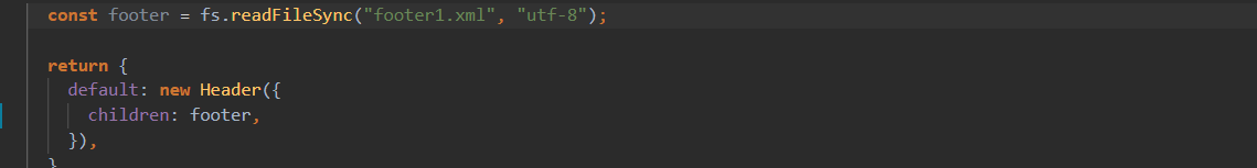 Customize Header & Footer · Issue #1290 · dolanmiu/docx · GitHub