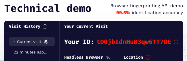 Fingerprintjs Pro effectiveness on the Brave browser · Issue #614 ...
