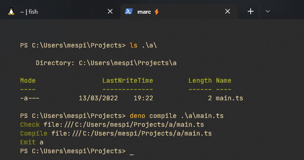 Unclear error message when ouput path is a directory with `deno compile` · Issue #13937 ...
