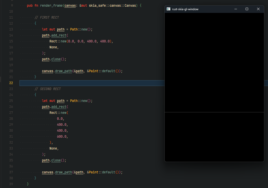 Rendering glitch · Issue #782 · rust-skia/rust-skia · GitHub