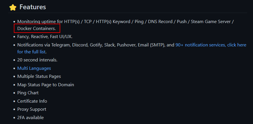 How to monitor dockers containers · Issue #2016 · louislam/uptime-kuma · GitHub