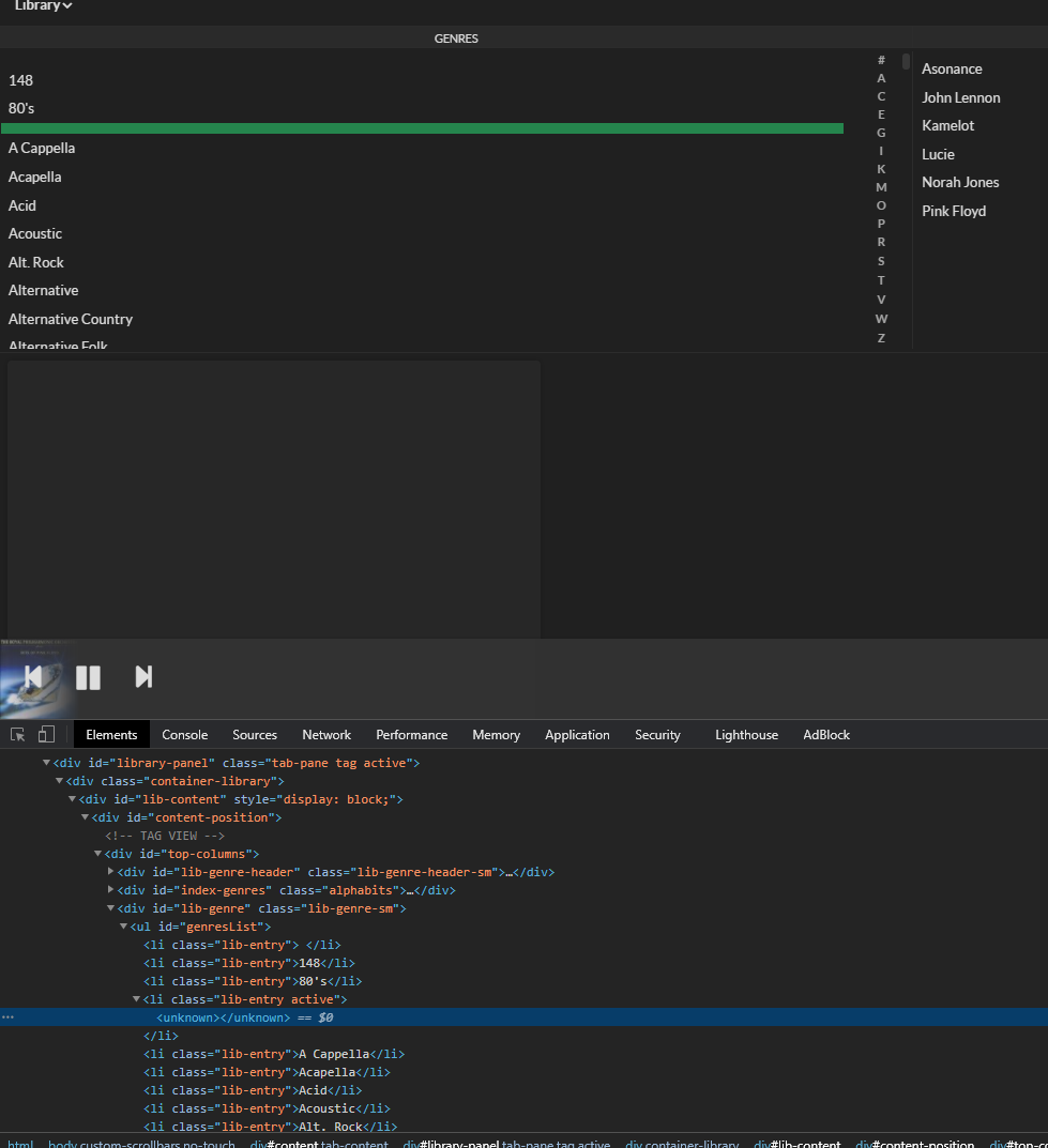 web UI tag presentation · Issue #292 · moode-player/moode · GitHub