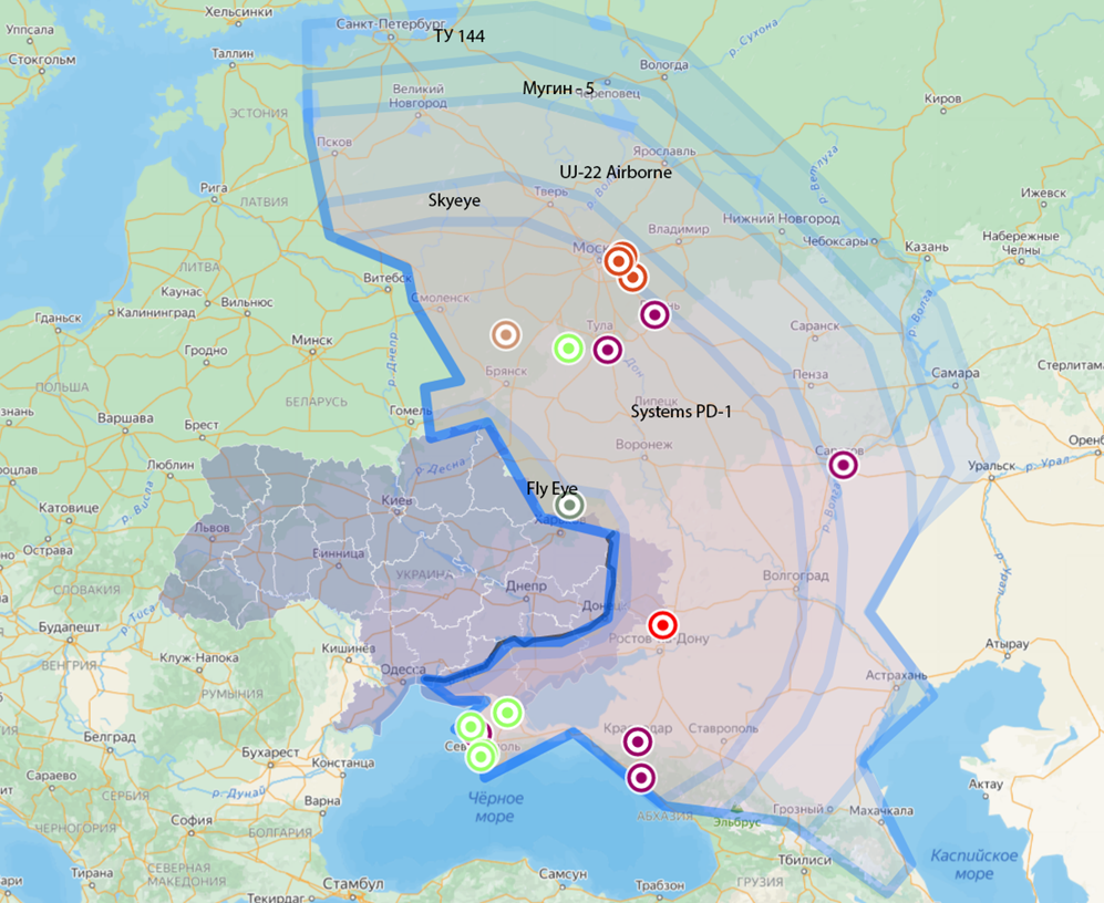 GitHub - MrRebchik/Analysis-of-launch-and-arrival-zones: Аnalysis of UAV reach zones by means of ...