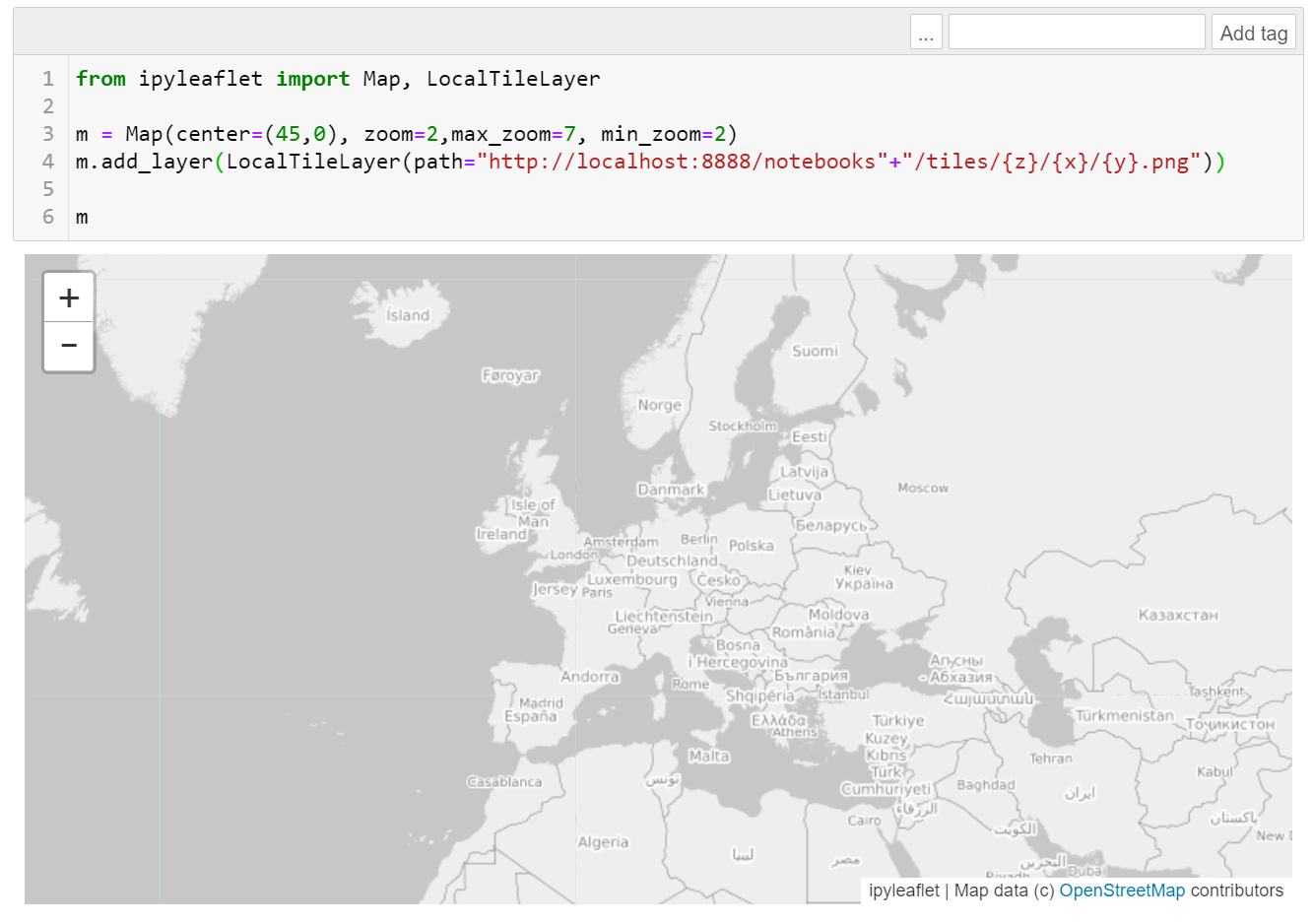 LocalTileLayer, Jupyter notebook and Voila · Issue #767 · jupyter-widgets/ipyleaflet · GitHub